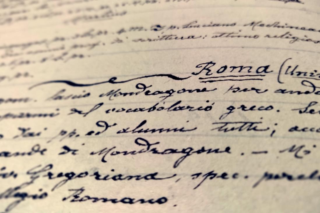 Lorenzo Rocci, author of the Greek dictionary - Historical Archives